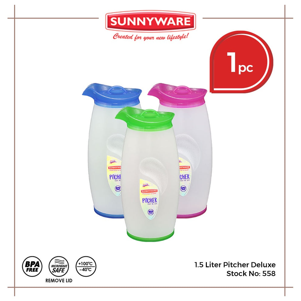 Sunnyware 558 1.5 liter Pitcher - deluxe – Plasticatbp
