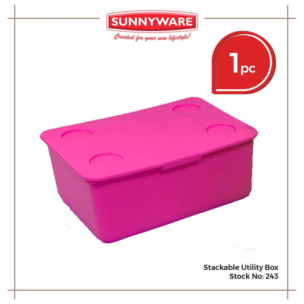 Sunnyware 243 Stackable Utility Box Brick Box – Plasticatbp