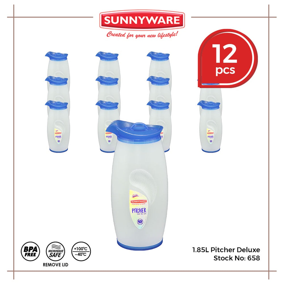 12pcs 1.85 liter Pitcher – Deluxe [Sunnyware 658] | Plasticware | Drin ...