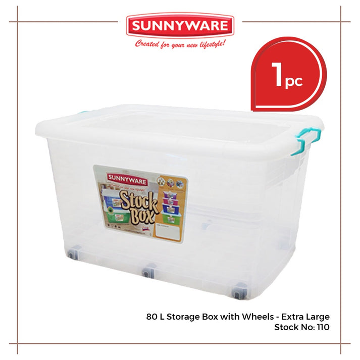Sunnyware 110 Stock Box / Storage Box - 80 Liters – Plasticatbp
