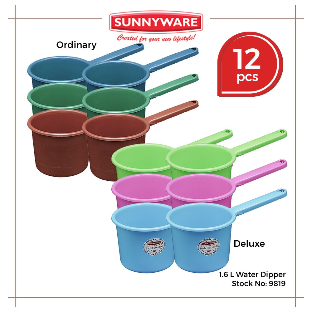 12pcs 1.6 Liter Water Dipper (Tabo) - Deluxe | Ordinary [ Sunnyware 98 ...