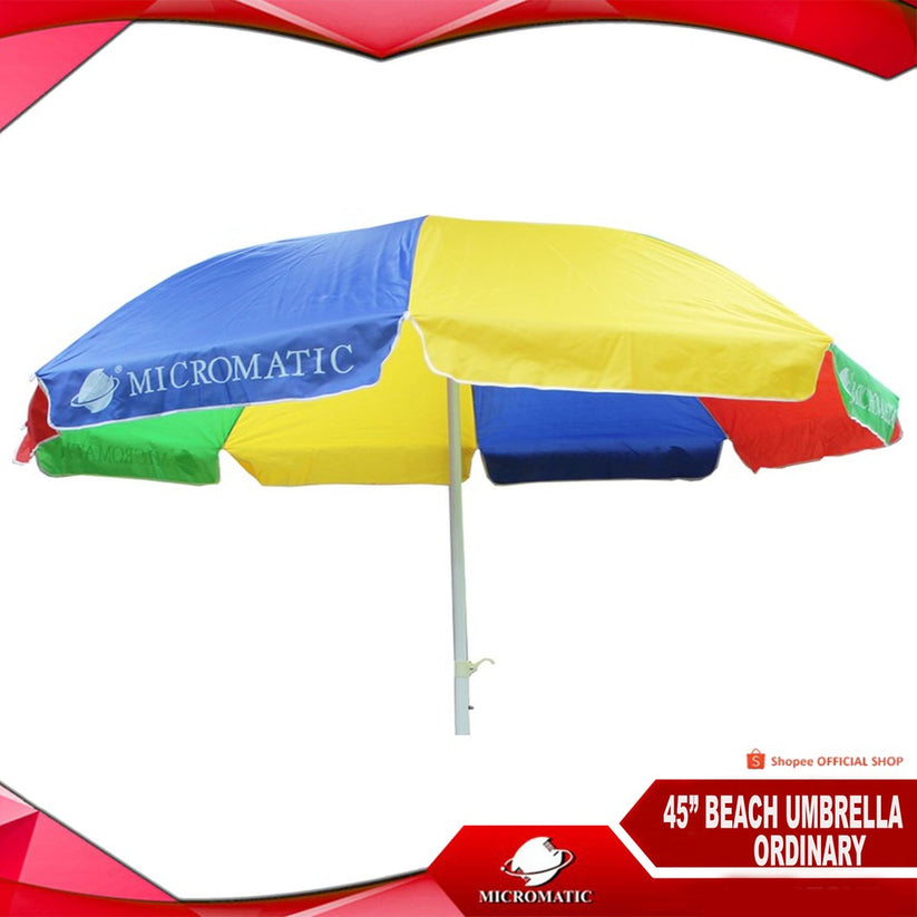 Micromatic 45" ORDINARY Standard Round Beach Umbrella – Plasticatbp