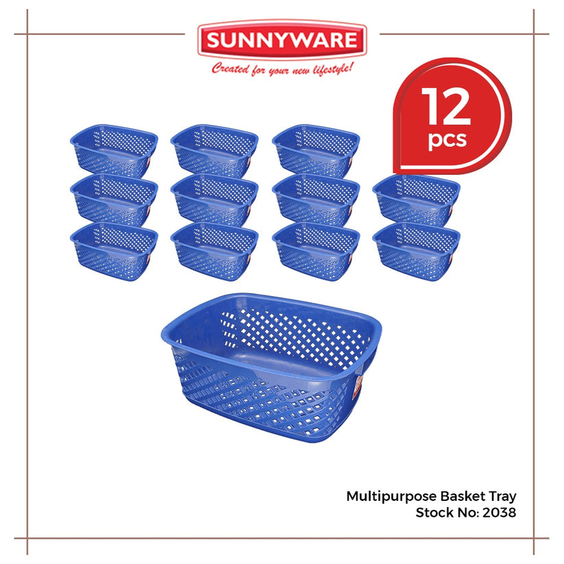 12pcs Multipurpose Basket Tray [SUN-2038] | Plasticware | Kitchenware ...