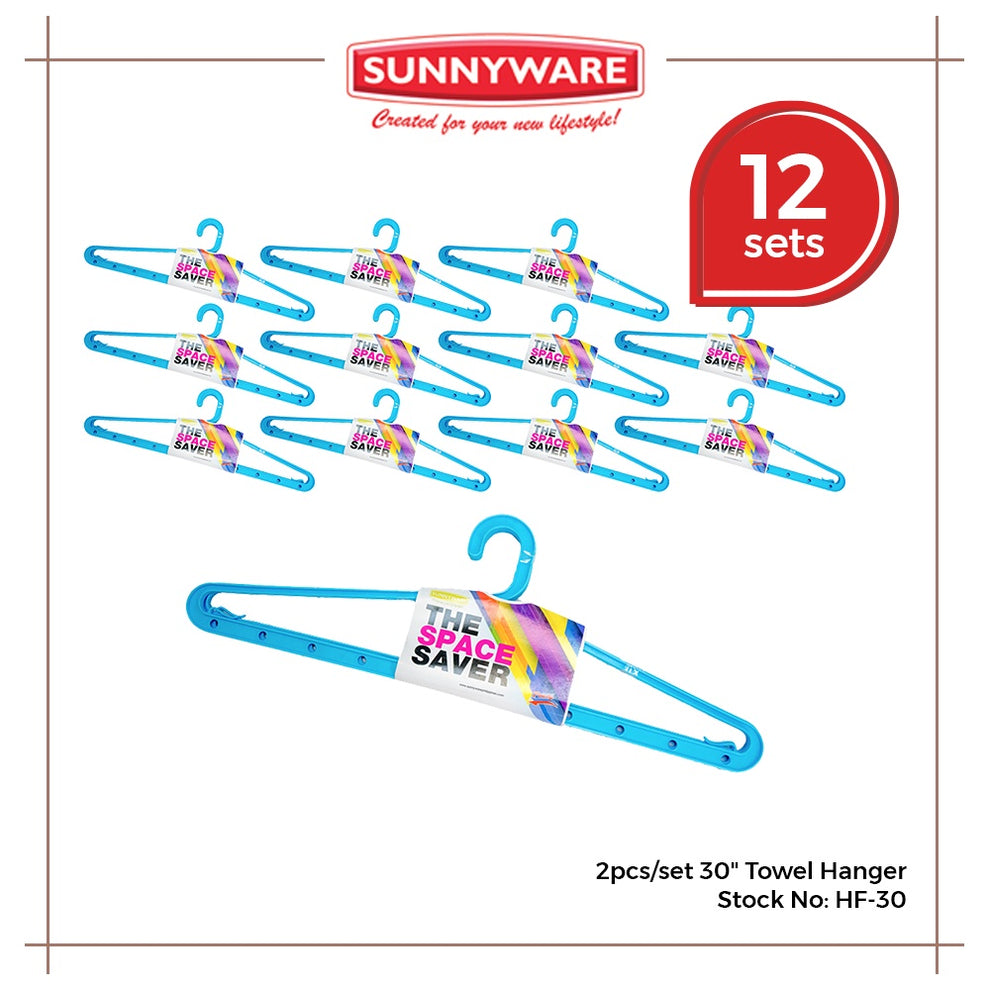 12 sets of 2pcs Towel Hanger 30” [SUN-HF-30] | Plasticware | Laundrywa ...