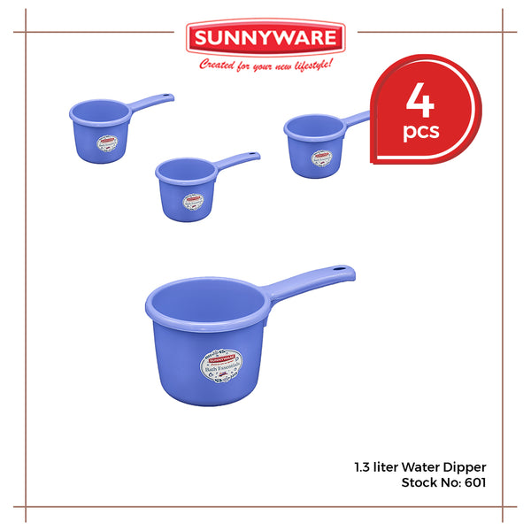 4pcs 1.3-liter Water Dipper [Sunnyware 601] | Plasticware | Bathroom ...