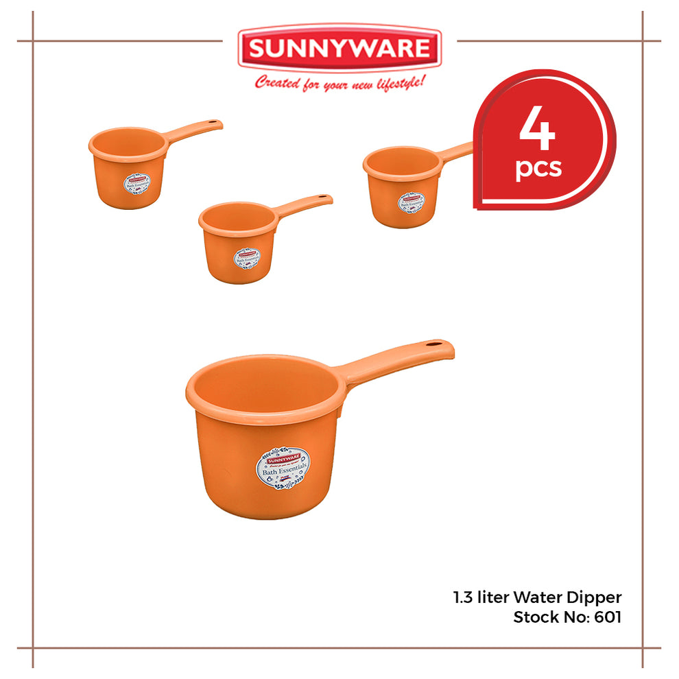 4pcs 1.3-liter Water Dipper [Sunnyware 601] | Plasticware | Bathroom ...