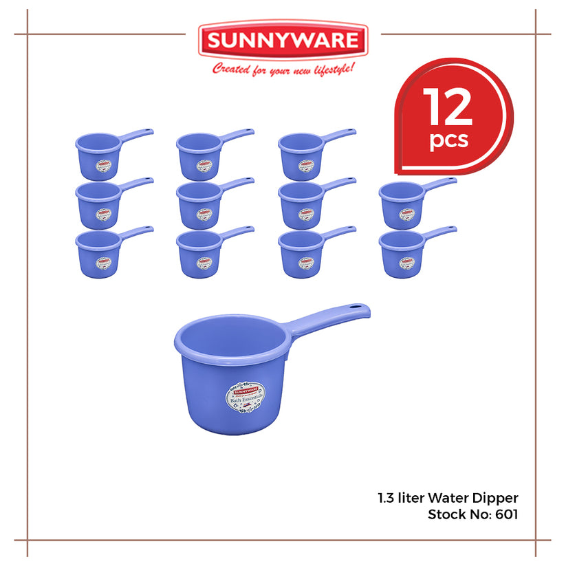 12pcs 1.3-liter Water Dipper [Sunnyware 601] | Plasticware | Bathroom ...