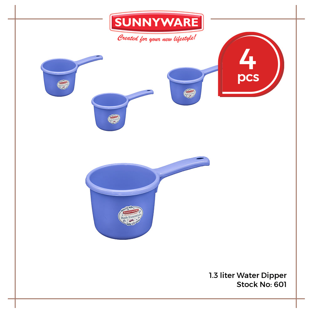 4pcs 1.3-liter Water Dipper [Sunnyware 601] | Plasticware | Bathroom ...