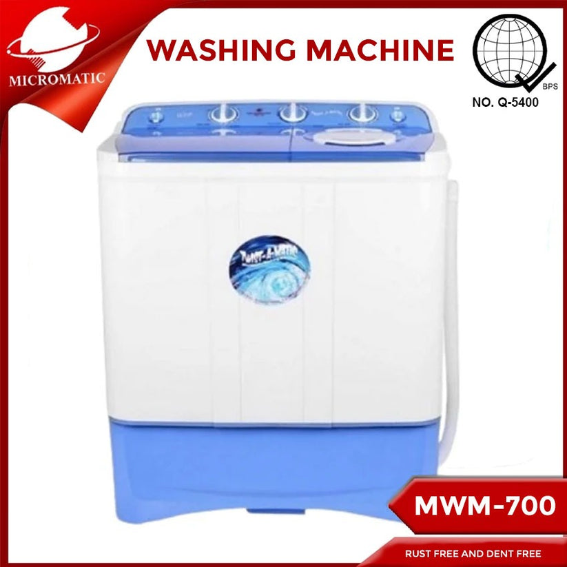 Micromatic MWM- 700 6.5kg Twin Tub Washing Machine – Plasticatbp