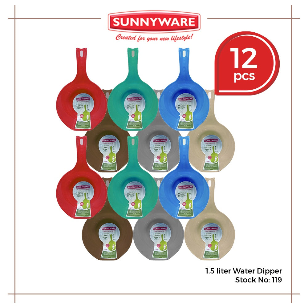 12pcs 1.5 Liter Water Dipper [Sunnyware 119] | Plasticware | Household ...